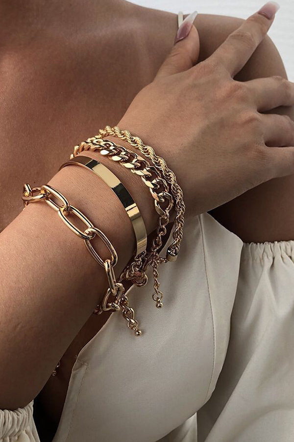 4PCS Fashion Multilayer Bracelet For Women – Beachsissi